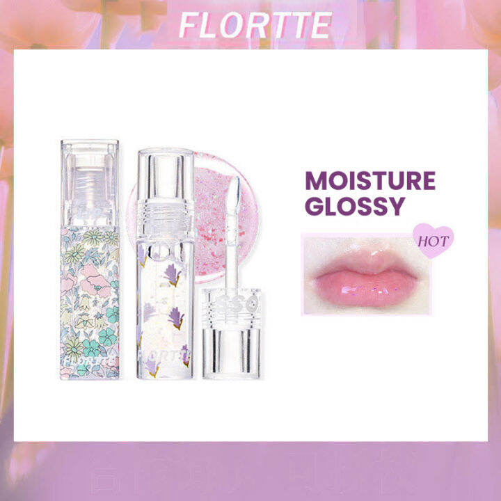 Flortte Moisturizing Glossy Jelly Lip Oil Lipstick | Lazada