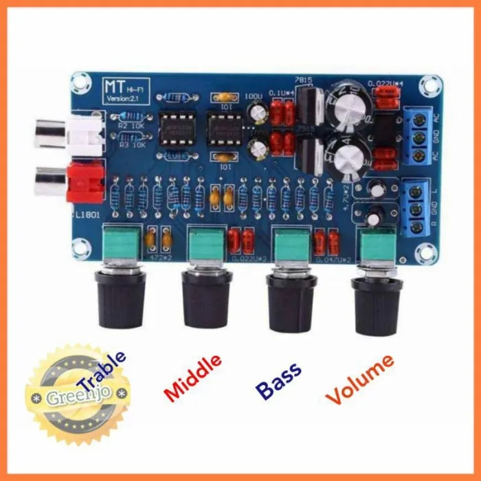 tone control ne5532 tune control class d vol mid hig low suply ct ...