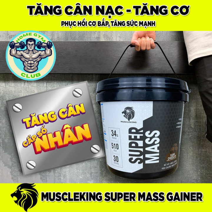 Sữa Tăng Cân Tăng Cơ SUPER MASS 2,25 KG + Tặng Bình Shaker | Lazada.vn