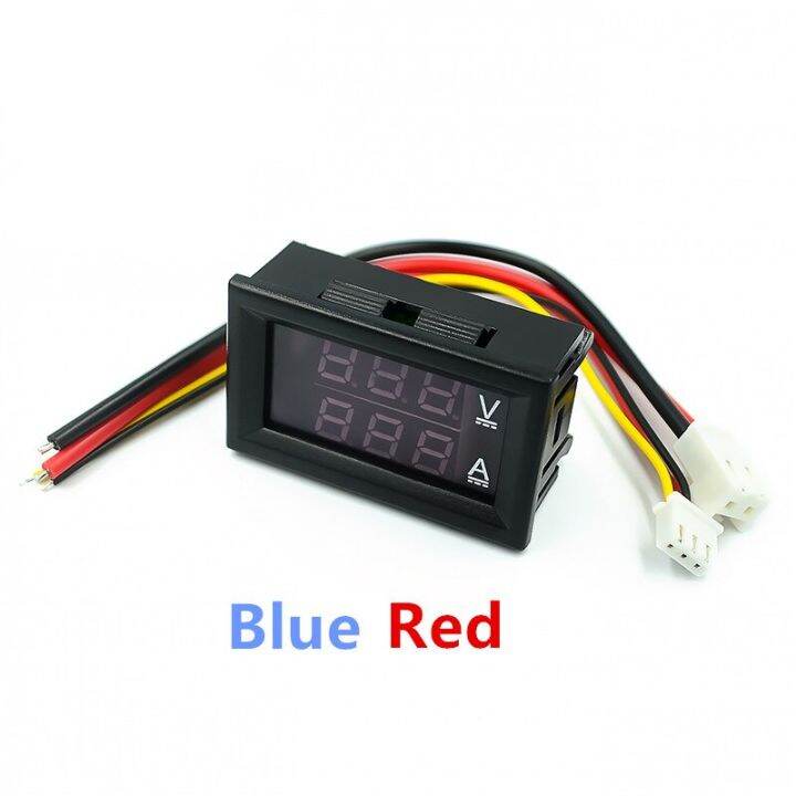 DC 0-100V 10A Digital Voltmeter Ammeter Dual Display Voltage Detector Current Meter Panel Amp ...