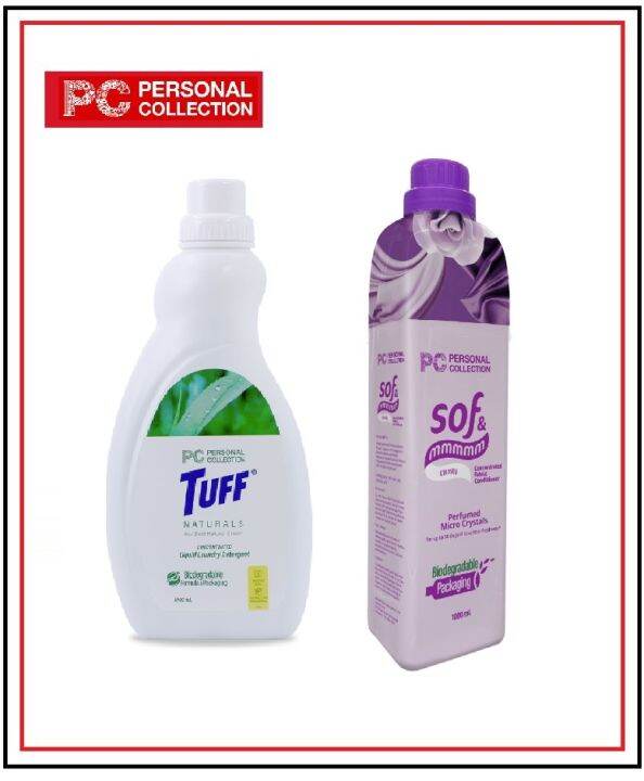 Sof Fabric Conditioner + Tuff Liquid Detergent | Lazada PH