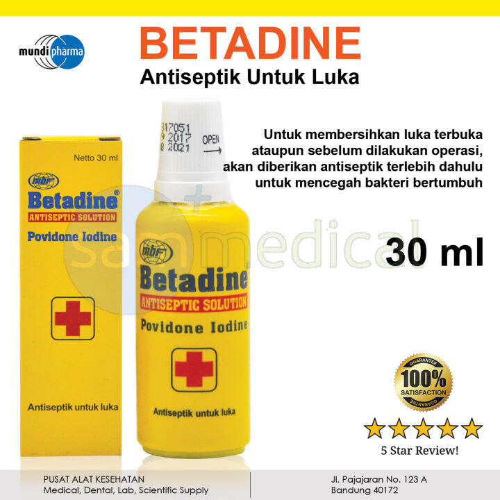 Betadine Antiseptic Solution 30ml | Lazada Indonesia