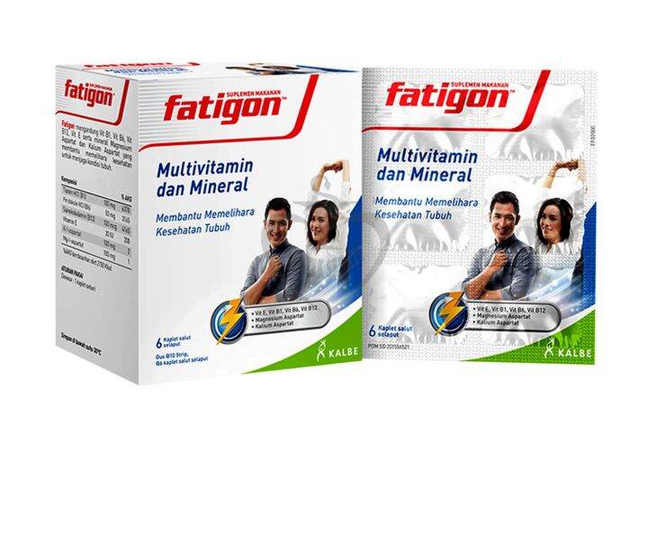 Fatigon Multivitamin dan Spirit Suplemen Daya Tahan Tubuh Perstrip ...