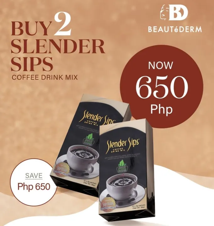 Beautederm Slender Sips Slimming Coffee | Lazada PH