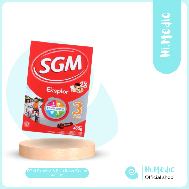SGM EKSPLOR 3 PLUS RASA COKLAT 400GR | Nimedic | Susu | Lazada Indonesia