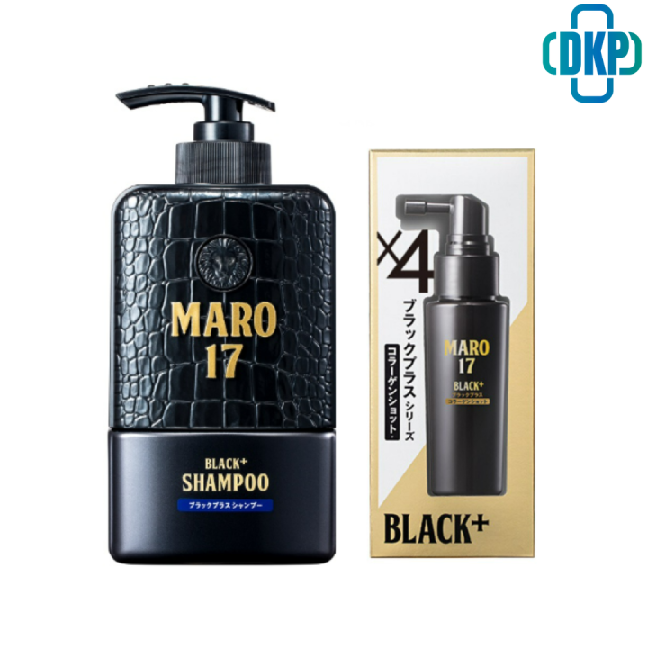 Maro Complete Set - Maro17 Black Plus Shampoo 350ml.+Maro 17 Black Plus ...