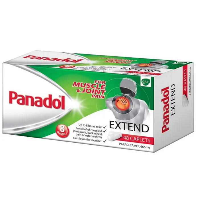 PANADOL EXTEND CAPLET 665MG 6'S / 48'S [EXP: 12/2024] | Lazada
