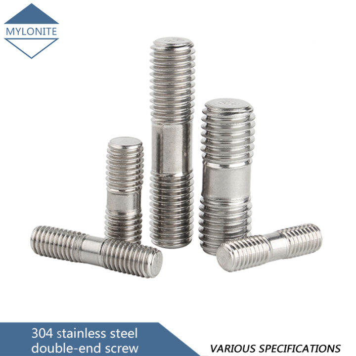 M3 M4 M5 M6 M8 M10 Stainless Steel Double End Thread Rod Dual Head ...