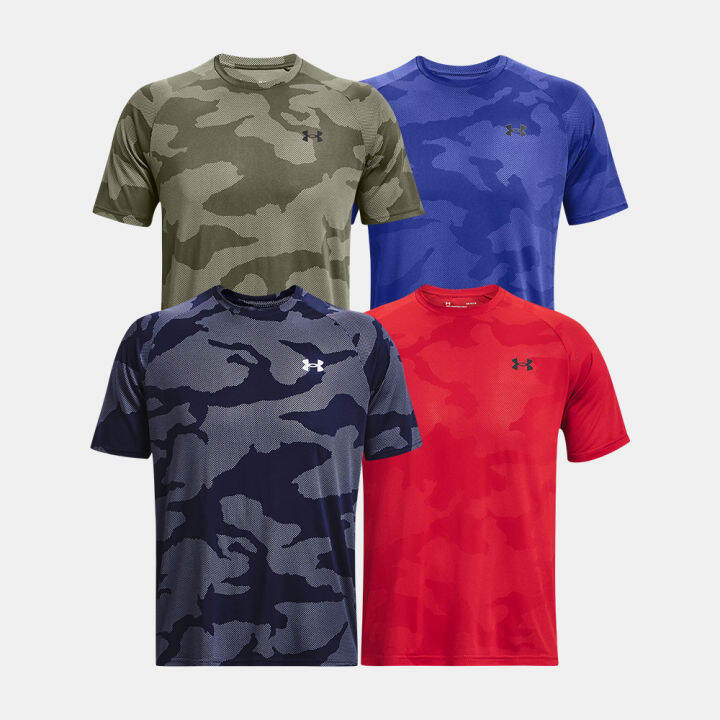 UNDER ARMOUR เสื้อเทรนนิ่งคอกลมผู้ชาย รุ่น UA Velocity Jacquard SS Tee ...