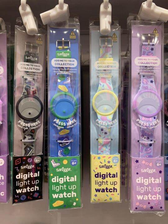 นาฬิกา มีไฟ Smiggle light up watch | Lazada.co.th