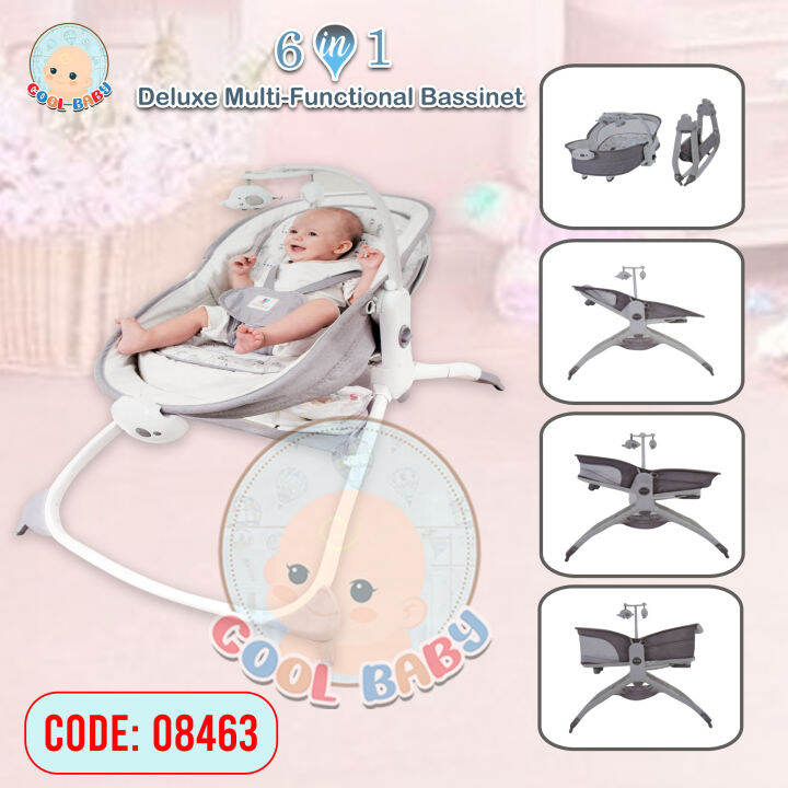 Cool Baby 6-In-1 Multi-functional Rocker and Bassinet Set | Lazada PH