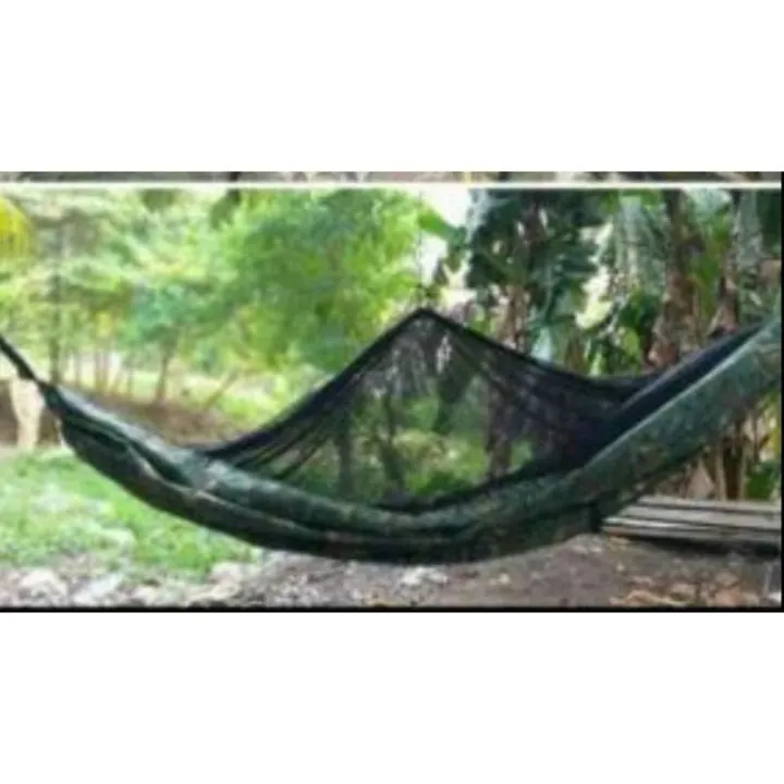 ORIGINAL MILITARY DUYAN 7FTHAMMOCK WITH MOSQUITO NET7FT. MURA LANG ANG ...