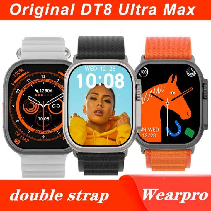 2023 DT8 Ultra MAX Smart Watch Series 8 2.1" Titanium Alloy 1:1 49mm ...