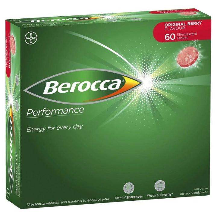 Australia Berocca Performance - Original Berry Flavor (60 Tablets ...