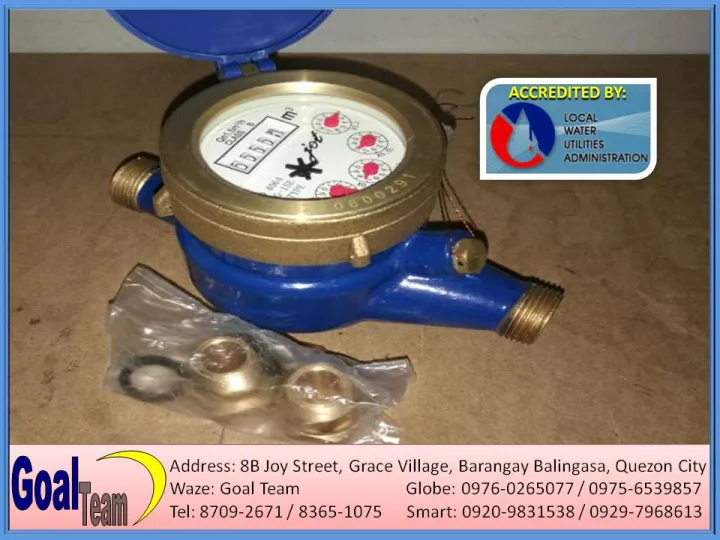 WATER SUB METER Jet Water Meter Heavy Duty body 15mm 1/2 with FACTORY ...