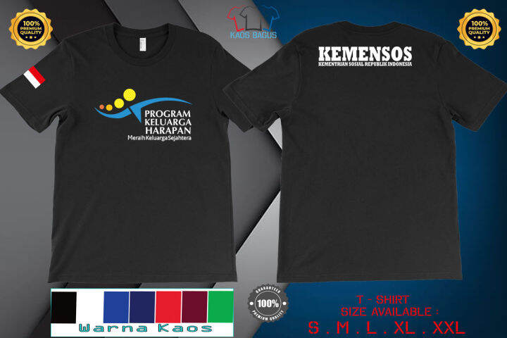 Kaos PKH Program Keluarga Harapan Logo Baju Pemerintahan | Lazada Indonesia
