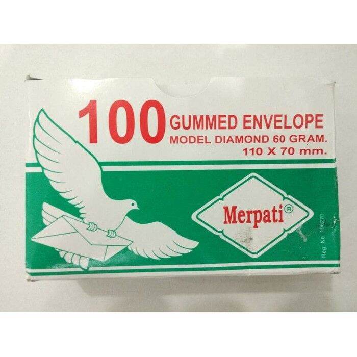 Amplop Merpati Kecil Putih Polos 60gram | Lazada Indonesia