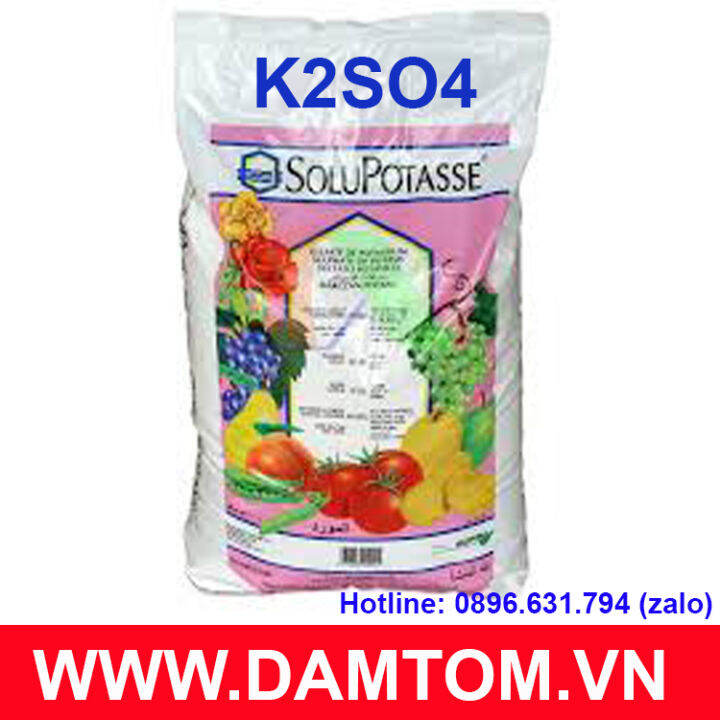 Kali Sunphat (K2SO4) Gói 1kg - Phân khoáng Kali hòa tan hòan toàn - Bỉ ...
