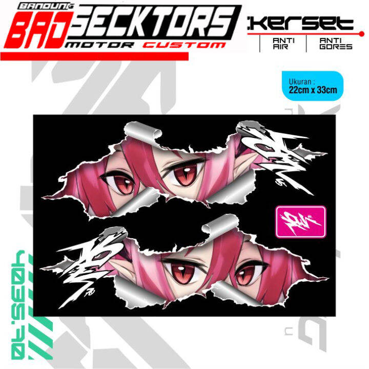 Sticker Set / Pack Mata Anime 4 | Lazada Indonesia