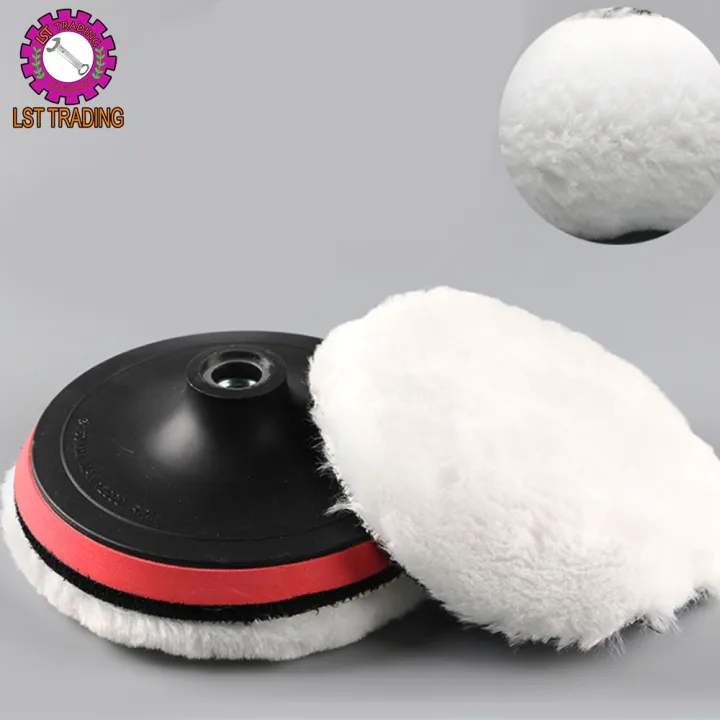 [READY STOCKS] 5" POLISHING WOOL / POLISH WOOL PAD / POLISHER | Lazada