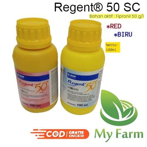 Insektisida ZPT Regent 50Sc 100Ml. Regent Reddan Biru-Bahan Aktif ...