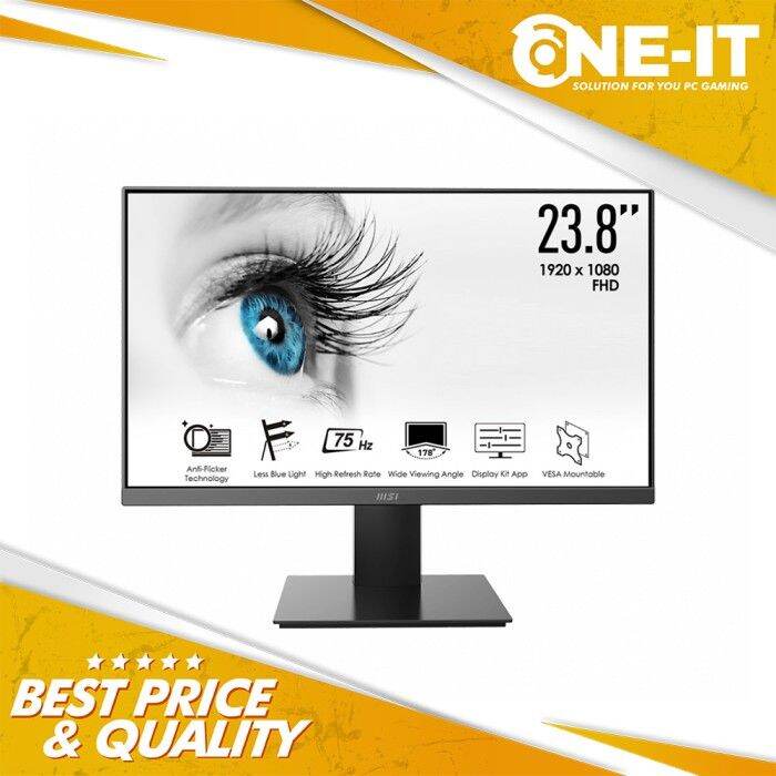 Monitor MSI PRO MP241X 23.8” Flat VA FHD 75Hz 8ms Anti-glare | Lazada ...