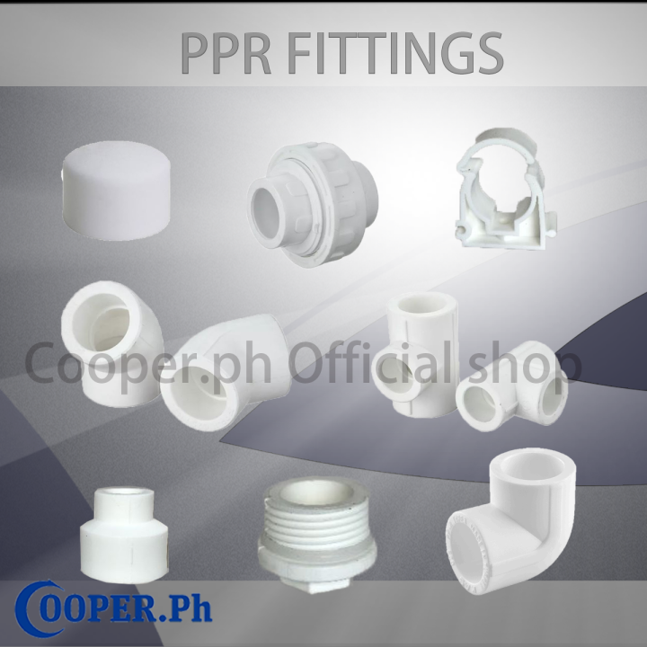 PPR Fittings Plain Elbow 90°, Elbow 45°, Tee , Coupling , Cap , Plug ...