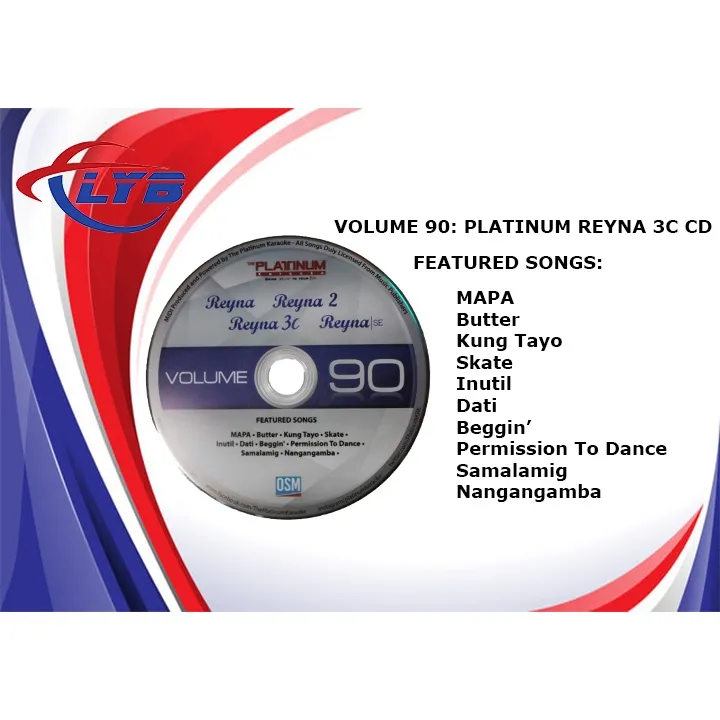 Platinum Reyna 1 REYNA 2 REYNA 3C REYNA SE Updated CD Volume 90 | Lazada PH