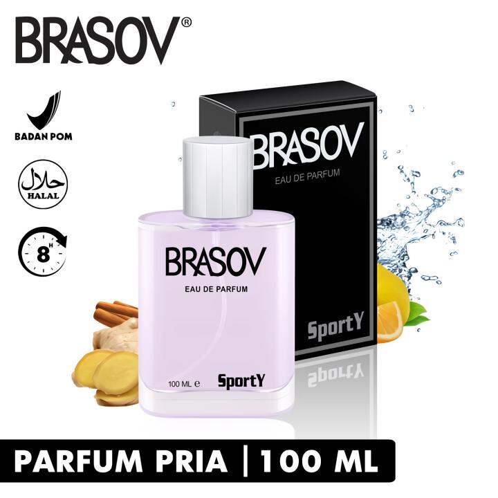 BRASOV Parfum Pria 100 ML Eau De Parfum HALAL Perfume Spray Cologne ...