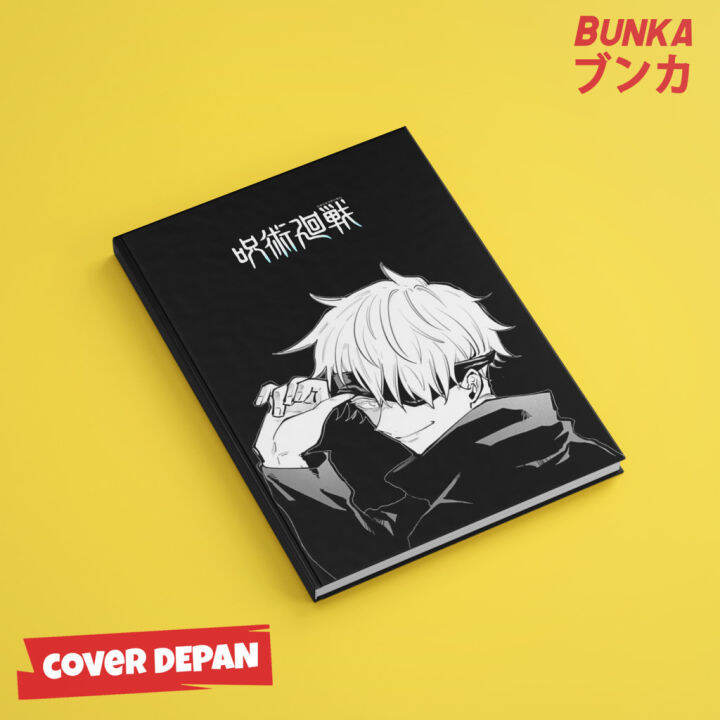 Notebook Anime Jujutsu Kaisen Black Edition Hardcover A5 100 Lembar ...