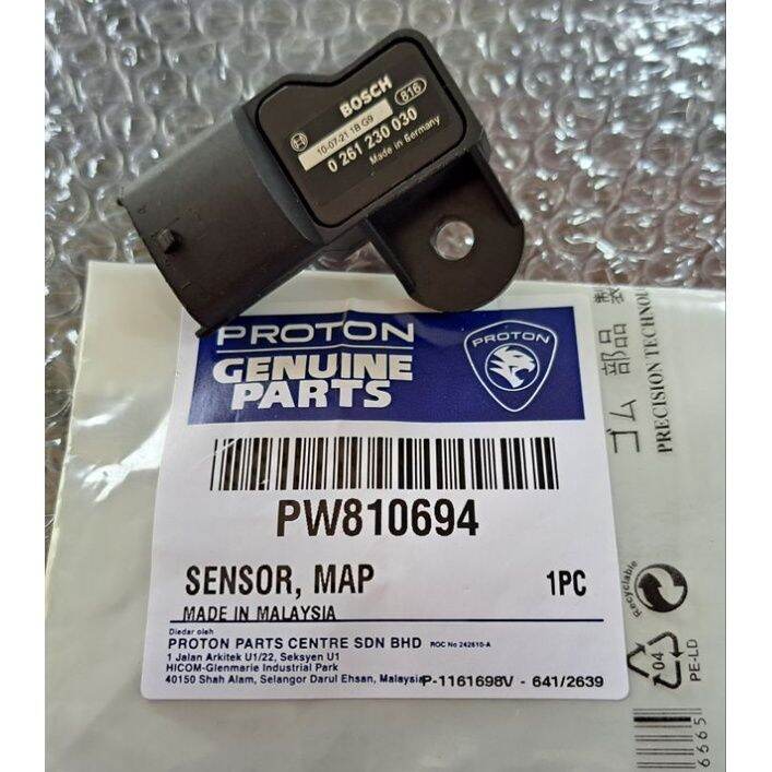 PW810694 MAP SENSOR PROTON GEN2 / PERSONA / SAGA BLM FL / PREVE ...