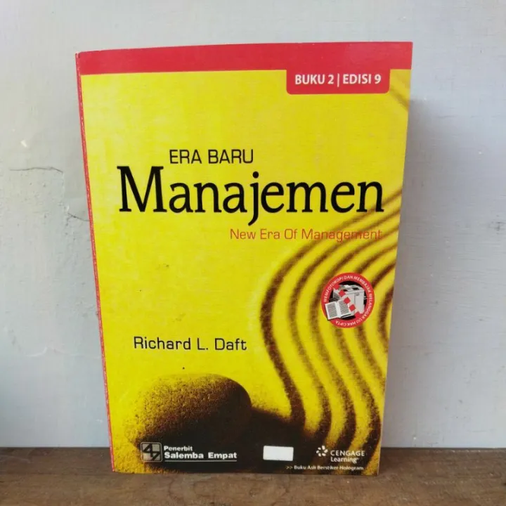 BUKU ERA BARU MANAJEMEN EDISI 9 BUKU 2 - RICHARD L DAFT | Lazada Indonesia