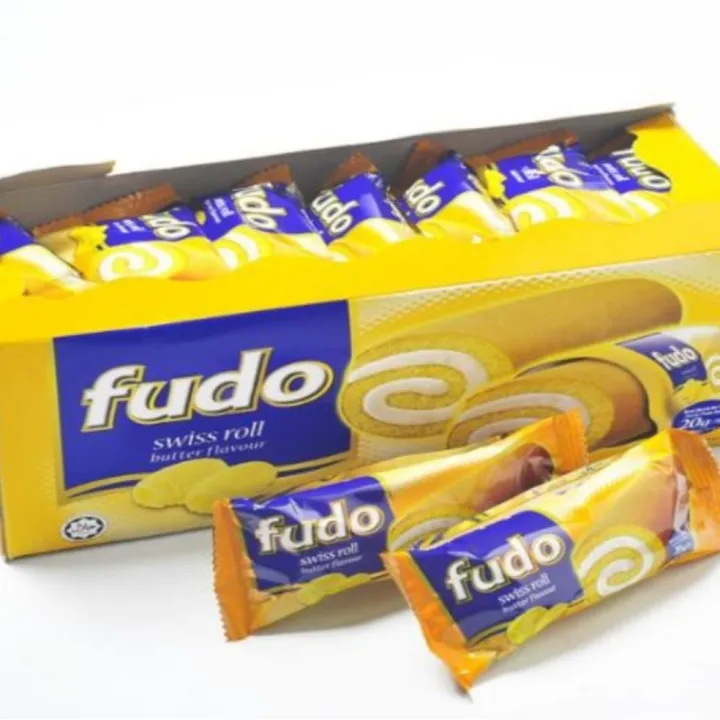 Fudo Swiss Roll Butter Cake 【24pc x18g】 | Lazada