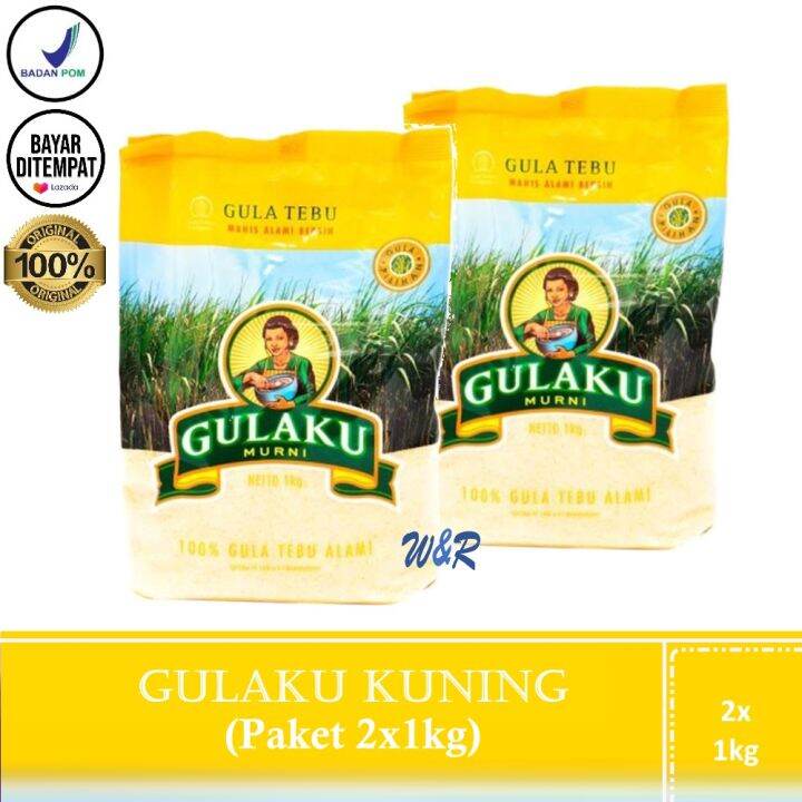 gulaku kuning paket 2x1kg | Lazada Indonesia