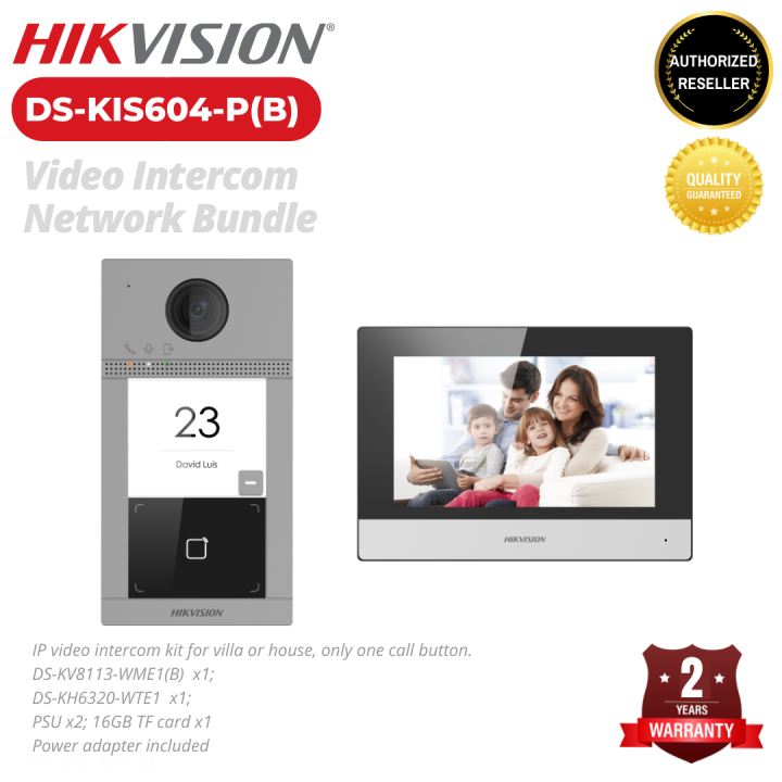 HIKVISION Video Intercom DS-KIS604-P | Lazada PH