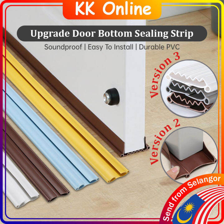 96cm PVC Door Sealing Strip Dust Blocker Inserted Sealing Gap Bottom ...