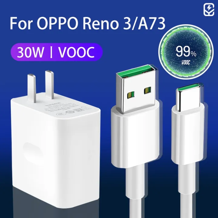 OPPO 30W Super VOOC Flash Fast Charger type-C USB cable Type C Cable Oppo Reno Android | Lazada PH