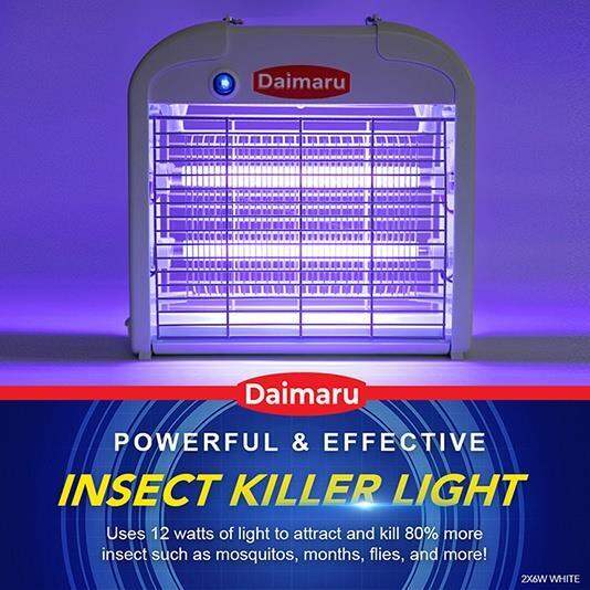 Mosquito Killer Lamp DAIMARU 2X6W Bug Zapper Insect Trap Pest Control ...
