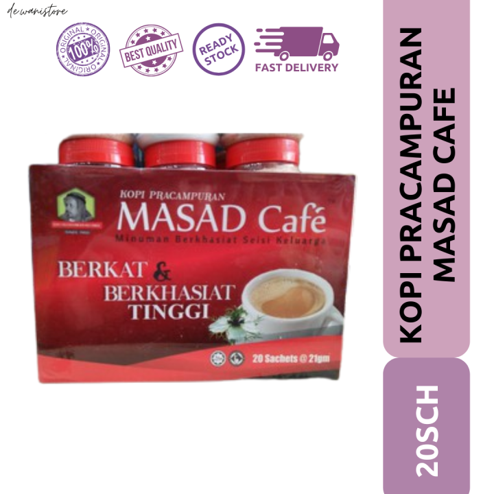 Kopi Pracampuran Masad Cafe Original (20 Sachets) | Lazada