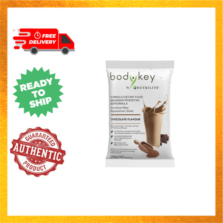 BodyKey By Nutrilite Meal Replacement Shake (Chocolate, Berry, Cafe ...