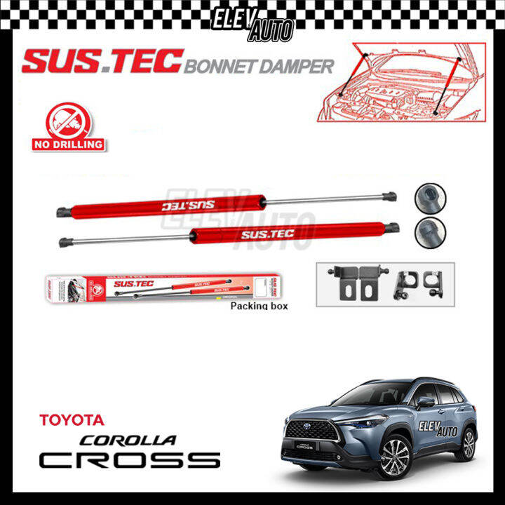 Toyota Corolla Cross SUSTEC Front Bonnet Damper Easy Hood Lift Gas ...