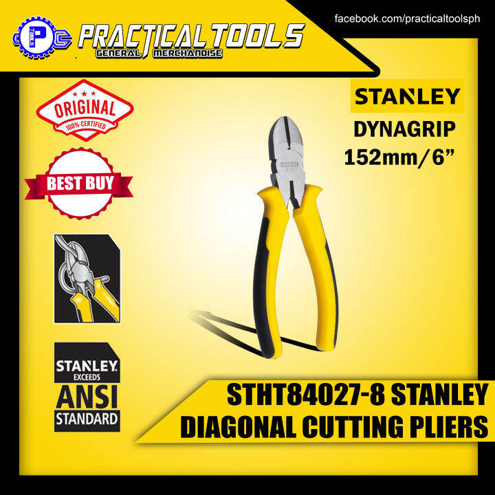 STANLEY HANDTOOLS 6" DYNAGRIP DIAGONAL CUTTING PLIERS | Lazada PH