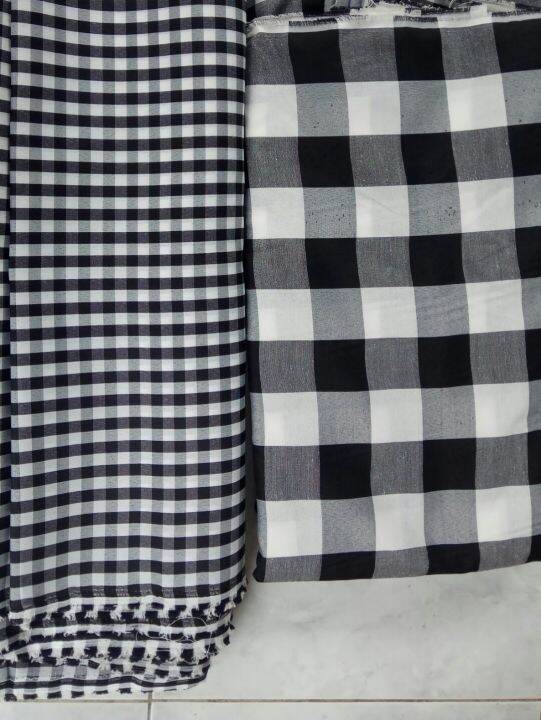 Kain Poleng Bali Kotak Catur harga per meter | Lazada Indonesia