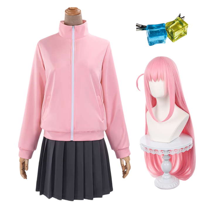 HOLOUN Bocchi The Rock Anime Cosplay Costume Gotoh Hitori Jk Skirt ...
