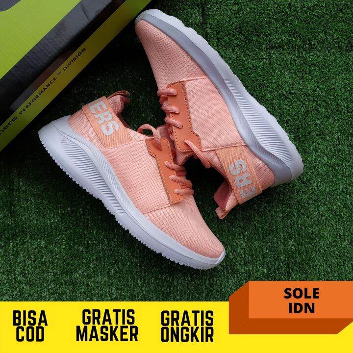 SEPATU WANITA SKECHER011_GO WALK TALI PEACH SEPATU RUNNING / SEPATU ...