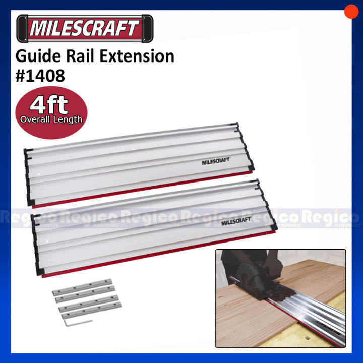 Milescraft 4ft Track Saw Guide Rail Extension 1408 Regico Hardware ...