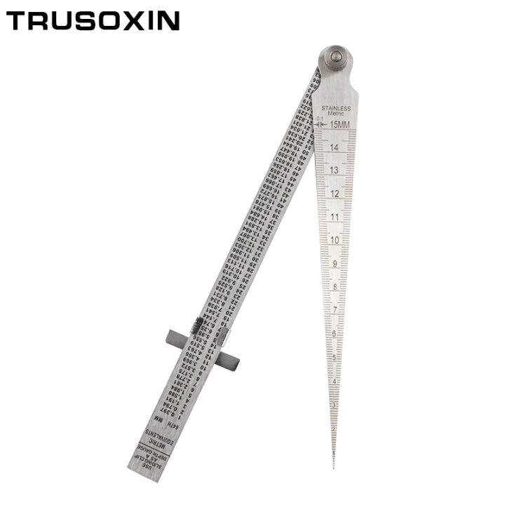 Welder Tools Stainless Steel Welding Taper Feeler Gauge Gage Stainless ...