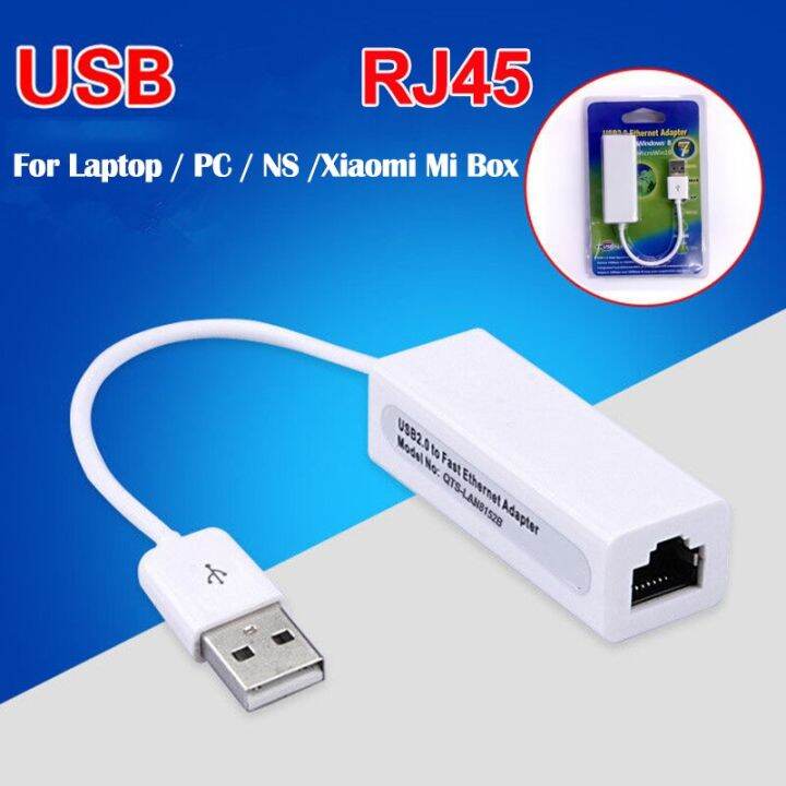 USB Internet Adapter Network Card USB To Internet RJ45 Lan For Windows ...