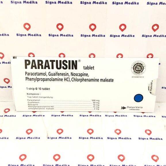 Paratusin Isi 10 Tablet - Obat Batuk Pilek & Demam | Lazada Indonesia