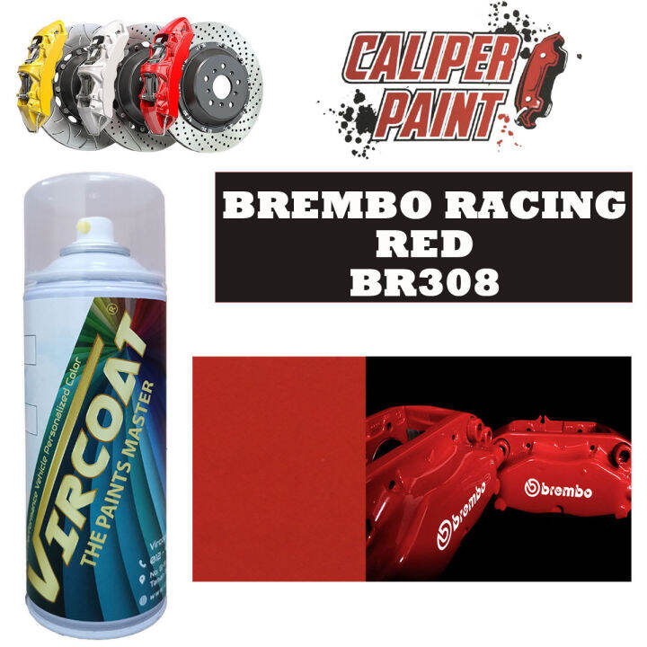 Vircoat Brake Caliper Paint Aerosol Spray /Aikka Brembo Racing Red ...